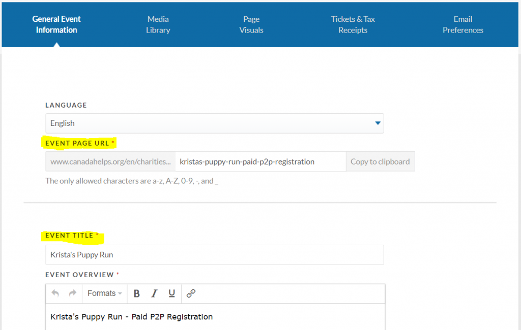 How to create a Ticketed Event for your P2P campaign with paid ...