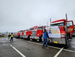 Big Rigs, Big Hearts, Big Results 2025 Truck Convoy - CanadaHelps