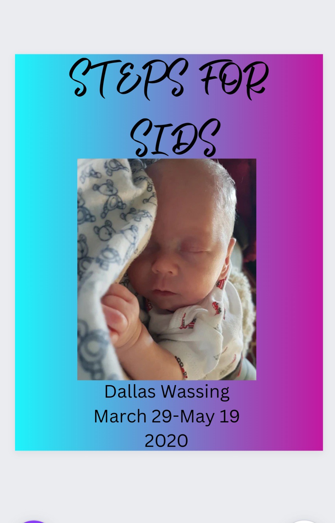 Steps For SIDS - CanadaHelps