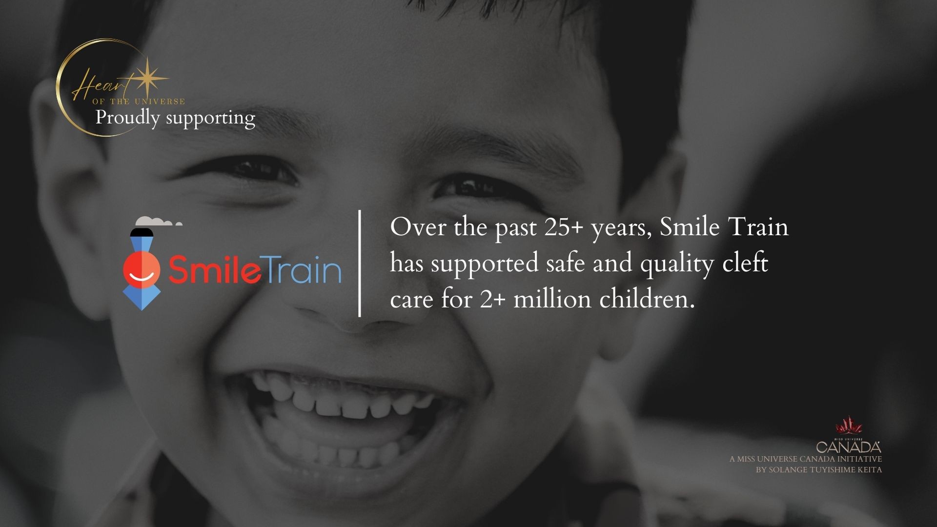 Heart of The Universe - In Support of Smile Train - CanadaHelps