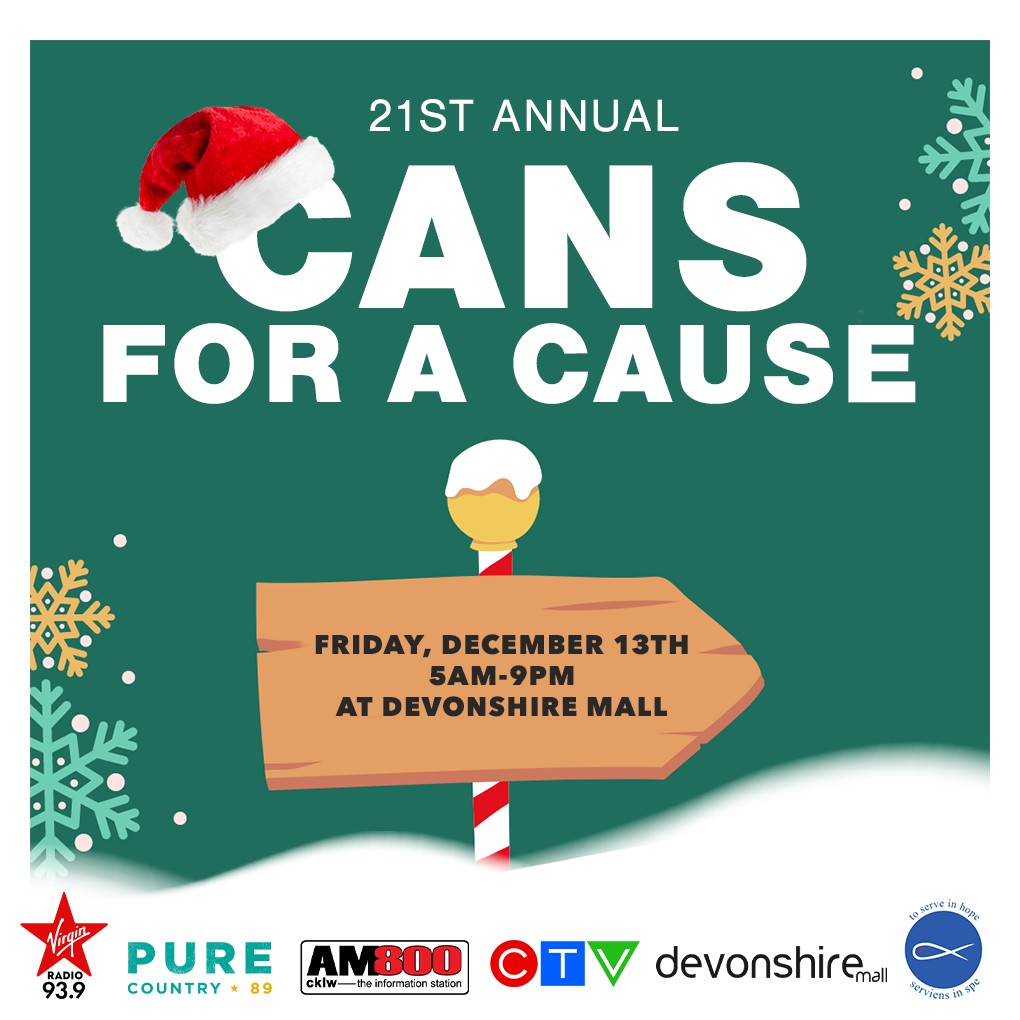 21st Annual Cans for a Cause - CanadaHelps