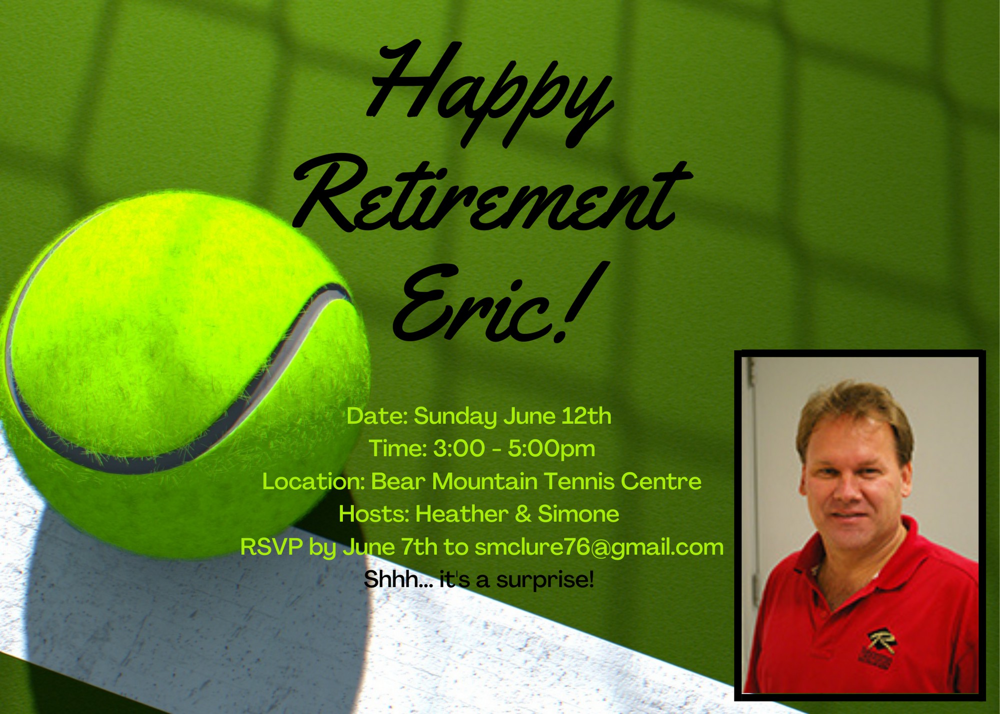 Eric's Retirement - CanadaHelps