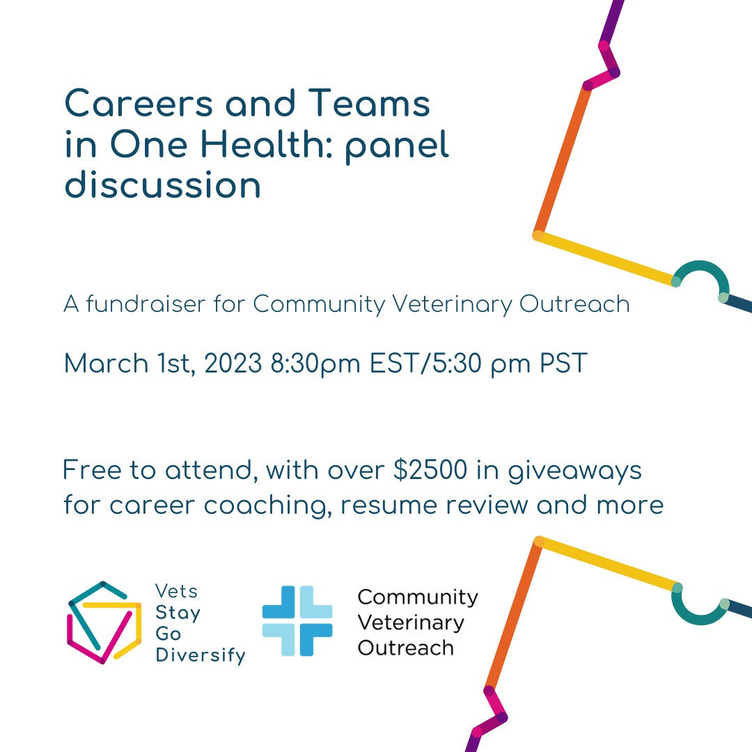 Vets: Stay Go Diversify fundraiser for Community Veterinary Outreach ...