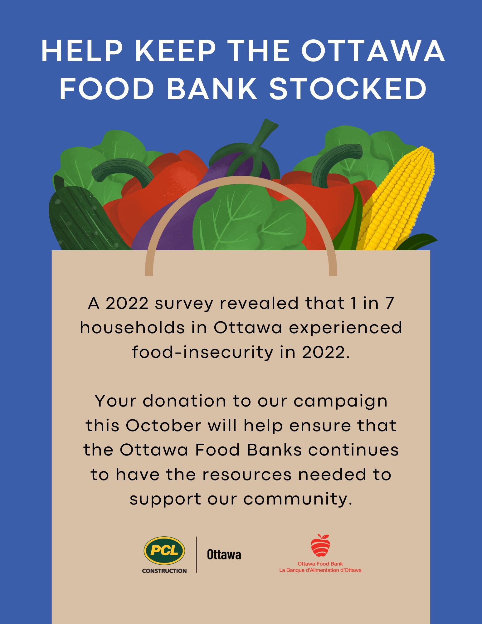 2023 PCL Ottawa Food Bank Fundraiser - CanadaHelps