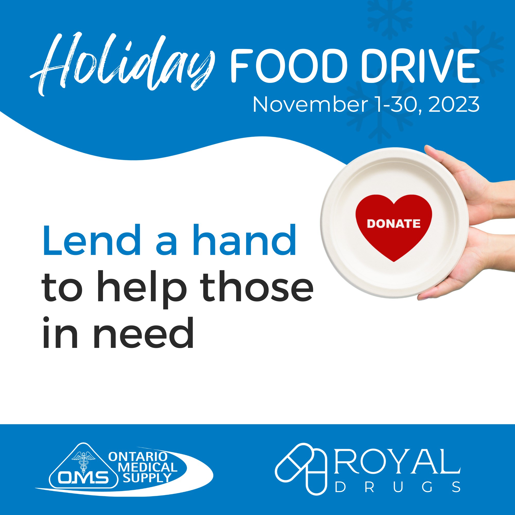 OMS & Royal Drugs Holiday Food Drive in Support of Mississauga Food ...