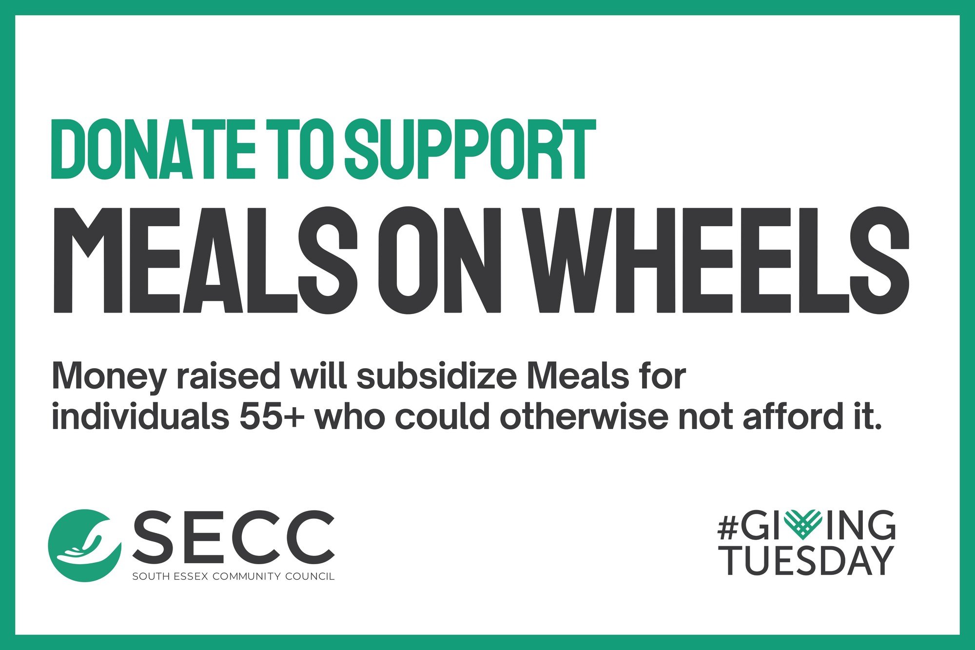 SECC's Giving Tuesday 2023 Campaign - CanadaHelps