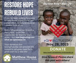 Restore Hope! Rebuild Lives! - CanadaHelps