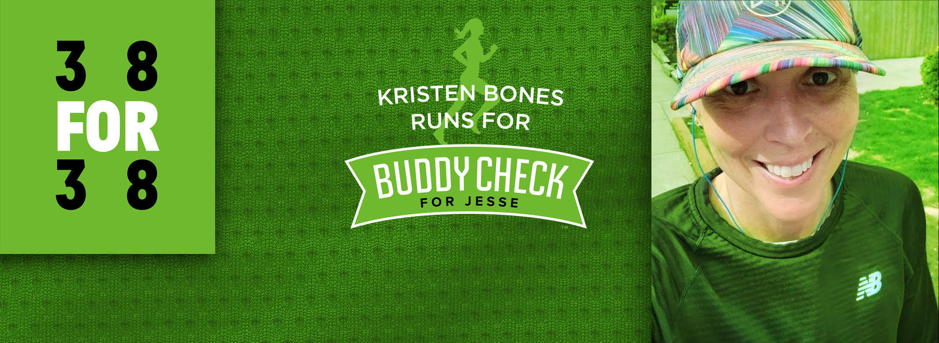 38 for 38: Kristen Bones Runs for Buddy Check 2022 - CanadaHelps