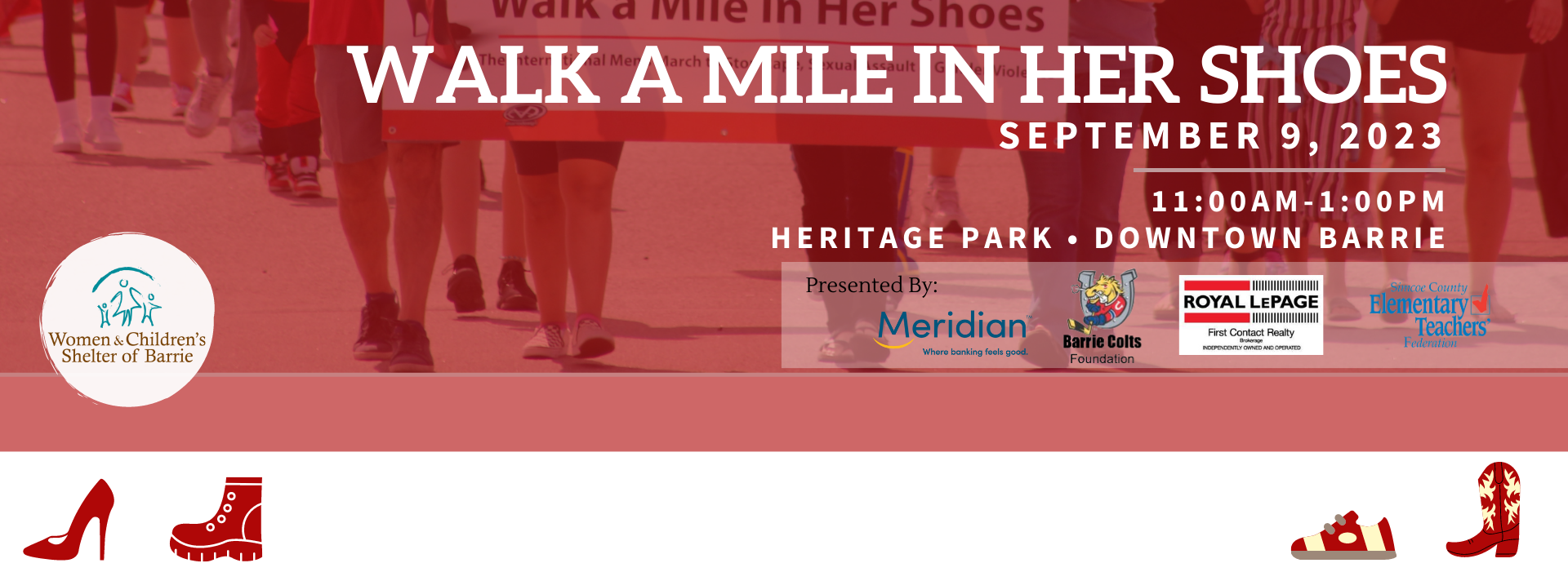 14th Annual Walk A Mile in HER Shoes - CanadaHelps