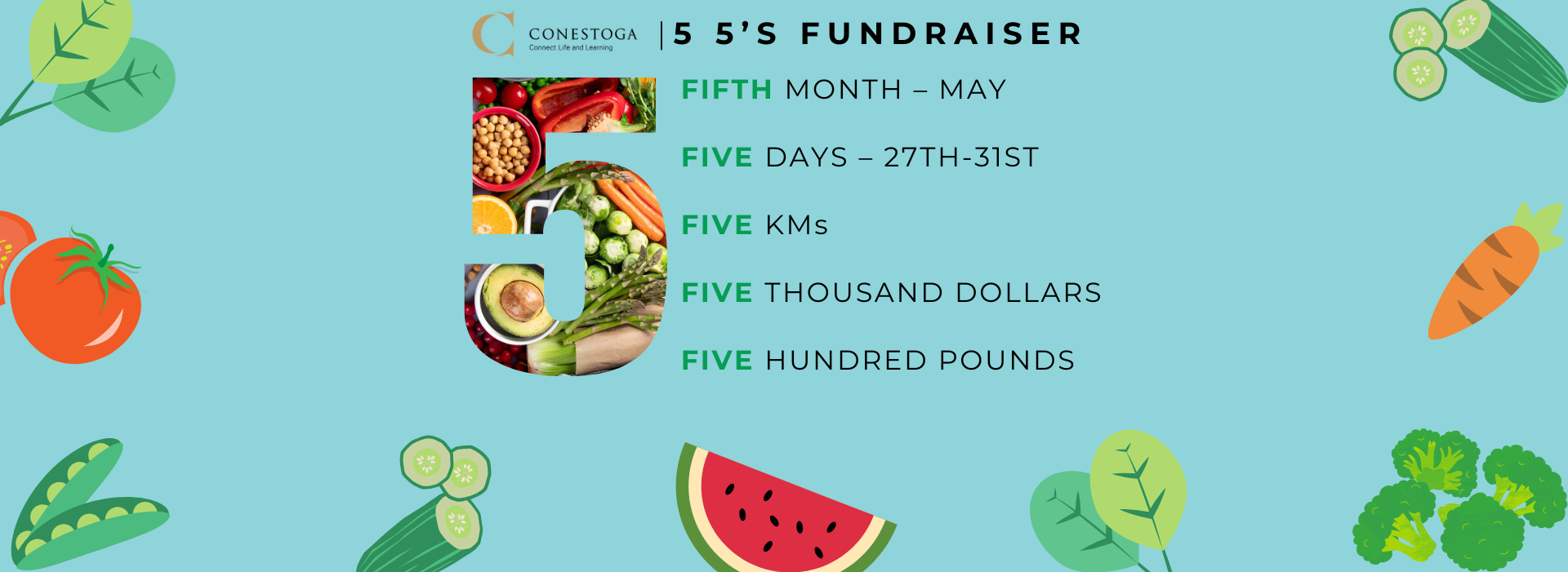 Conestoga 5 Fives Fundraiser - CanadaHelps