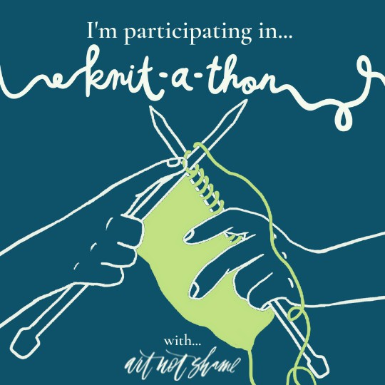 Knit-a-thon - Judy's Knitting 4 Art Not Shame - CanadaHelps