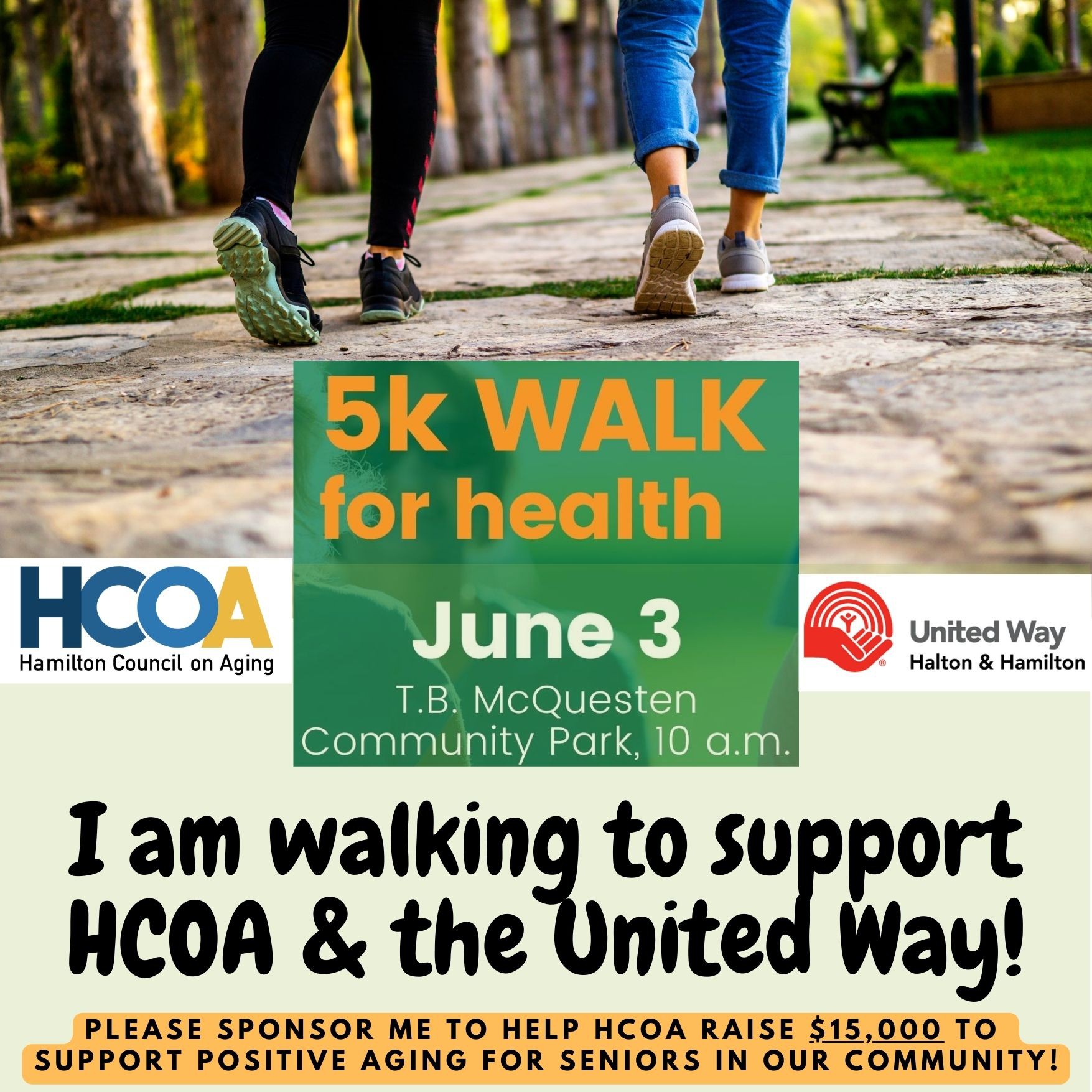 HCoA 5km Walk for Health - Kamal Jain - CanadaHelps