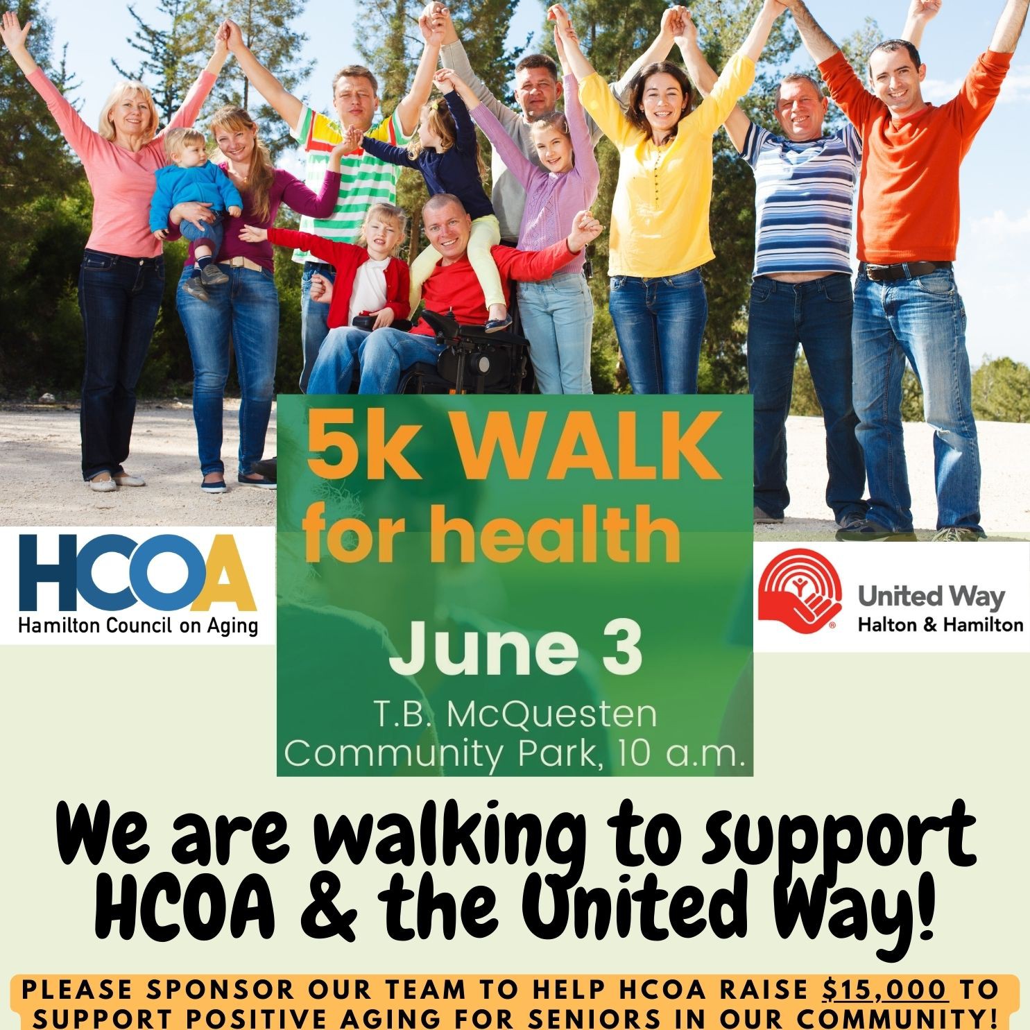 HCoA 5km Walk for Health - Team Dale - CanadaHelps